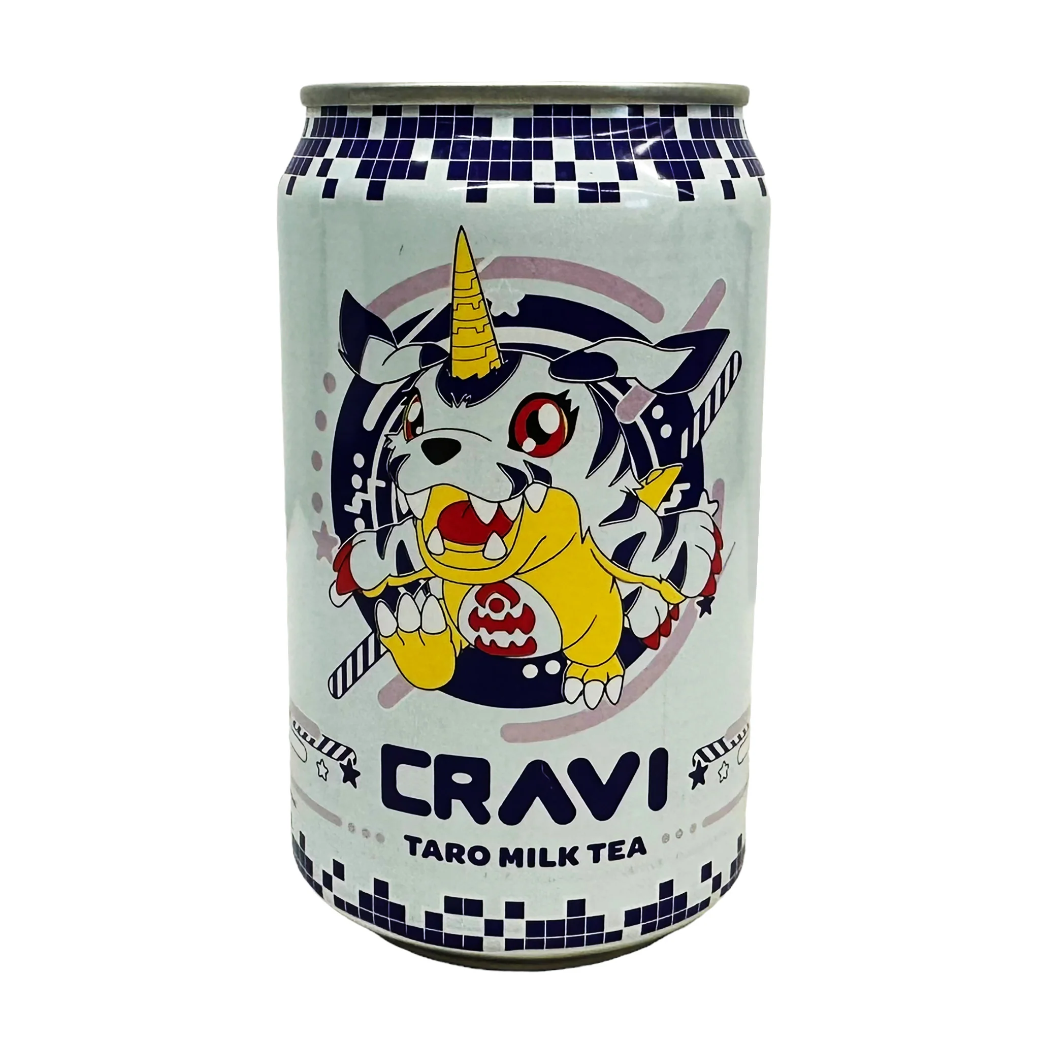 CRAVI Digimon Taro Milk Tea 10.65oz (315ml) - CRAVI 数码宝贝 香芋味奶茶 10.65oz ...